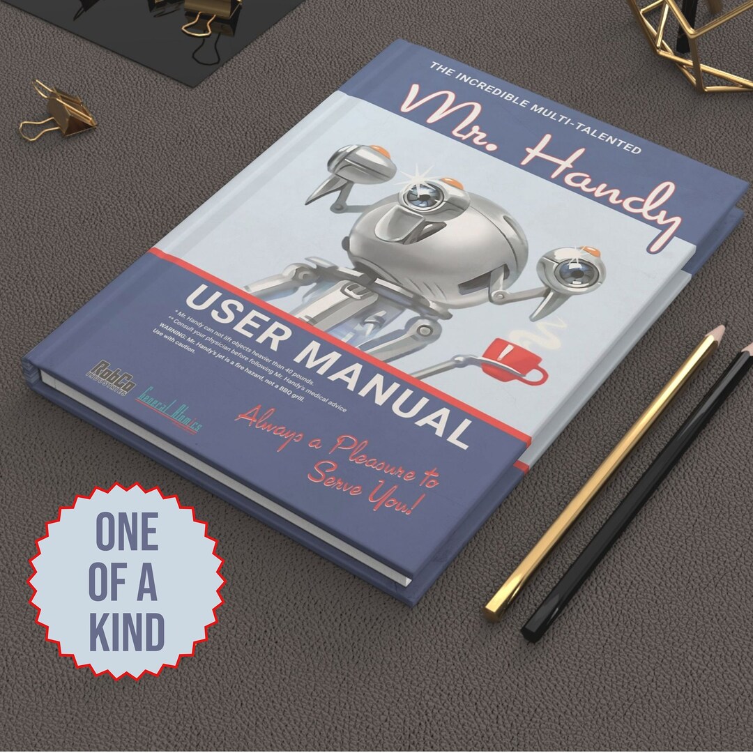 Mr. Handy User Manual Journal Matte, Fallout 150 Page Notebook, Fallout ...