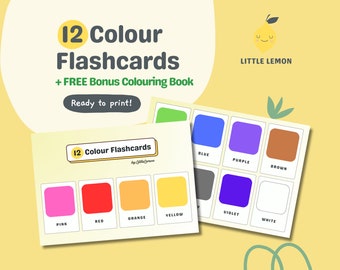 12 Shapes Flashcards +FREE Coloring Book | Preschool Cards | Printable ...