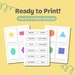 12 Shapes Flashcards +FREE Coloring Book | Preschool Cards | Printable ...
