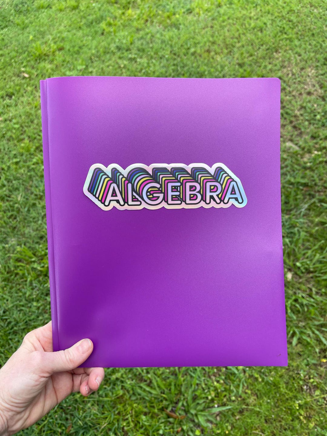 Algebra Decal | School Label | Folder/notebook/binder Label ...