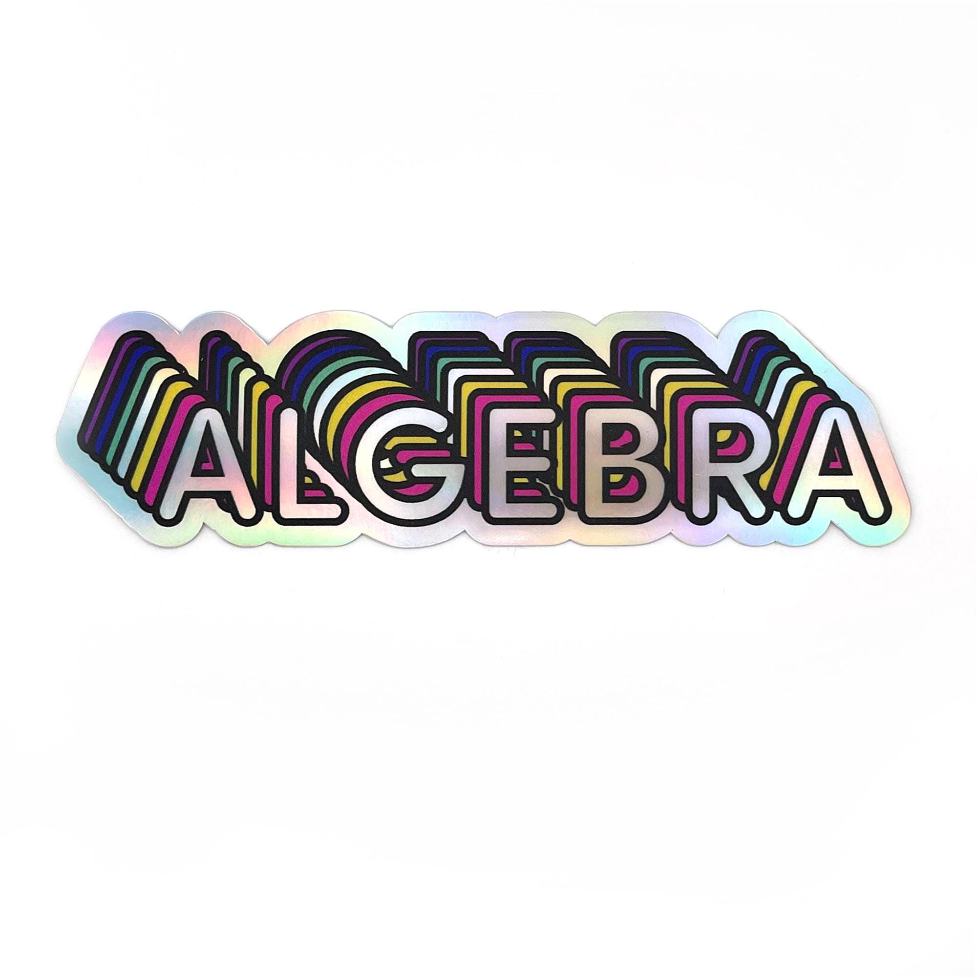 Algebra Decal | School Label | Folder/notebook/binder Label ...