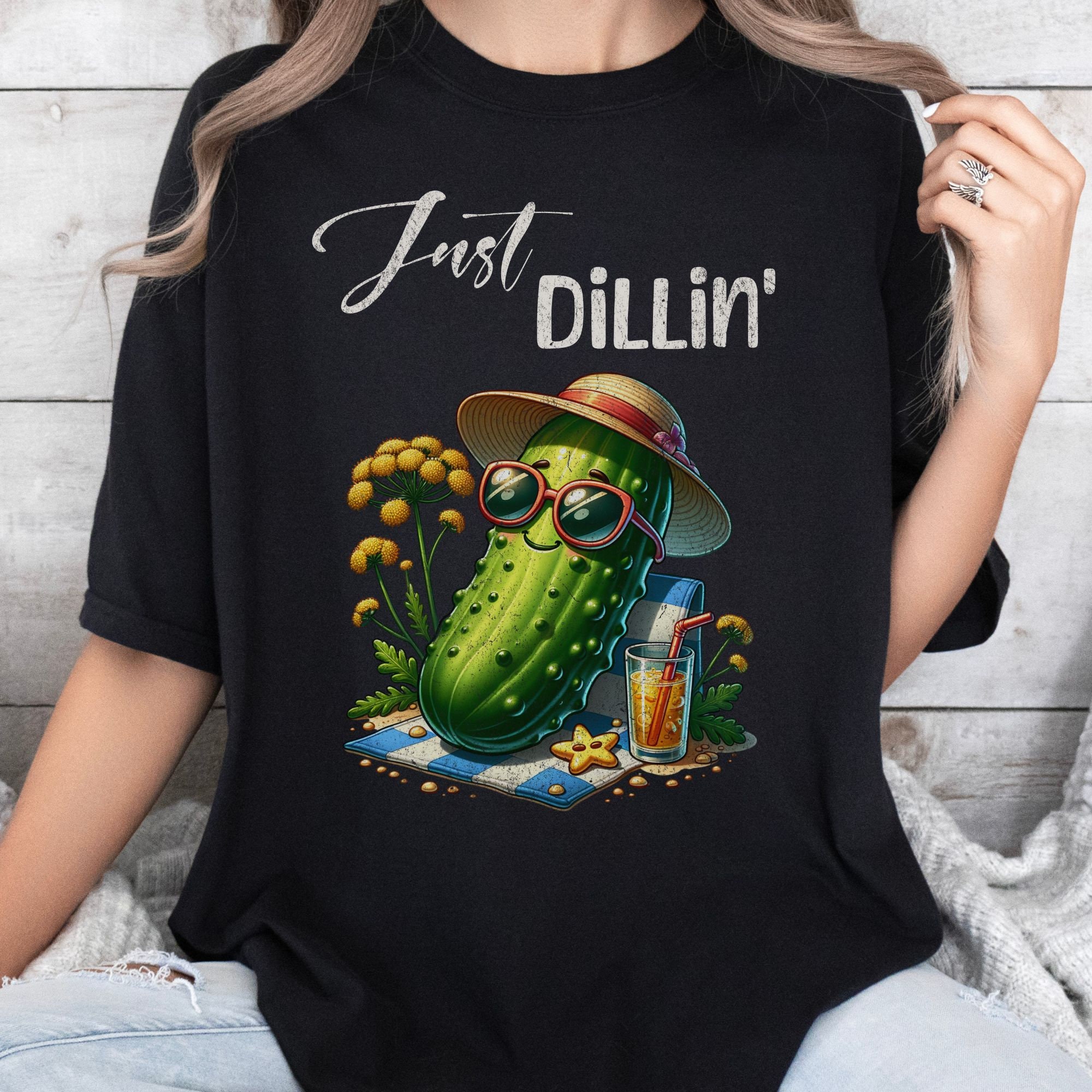 Comfort Colors* Funny Pickle Shirt, Vintage Pickle Lover Shirt, Pickle ...