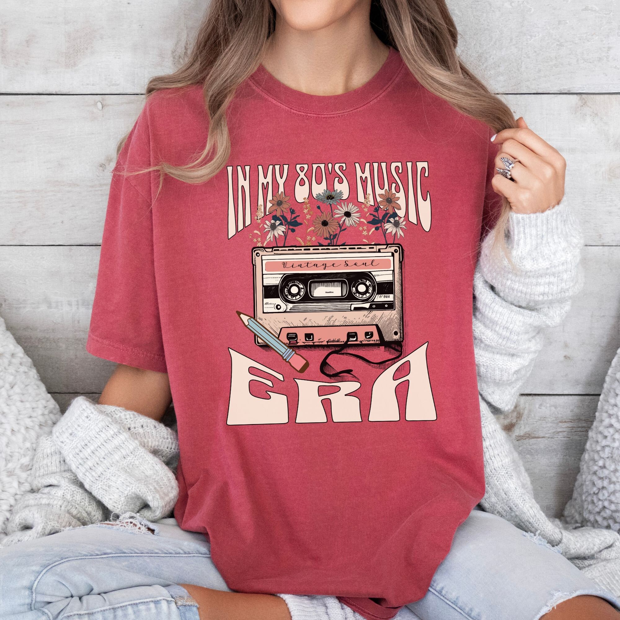 80's Retro Cassette Shirt, Gift for Music Lover, Vintage Music T-shirt ...