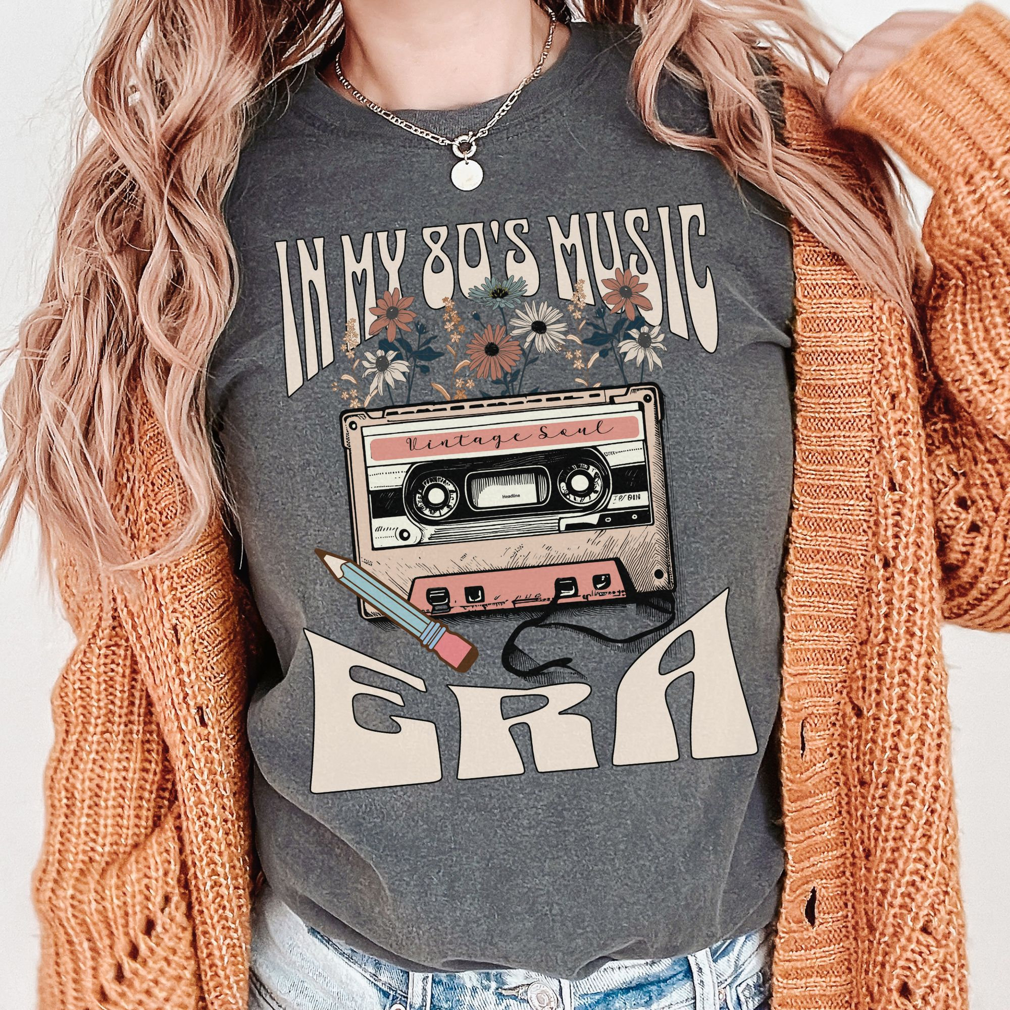 80's Retro Cassette Shirt, Gift for Music Lover, Vintage Music T-shirt ...
