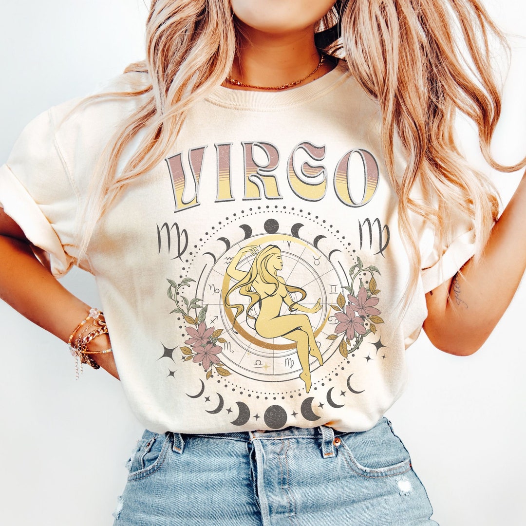 Comfort Colors* Virgo Zodiac Shirt, Virgo Birthday T-shirt, Virgo Gift, Astrology Zodiac Tee ...