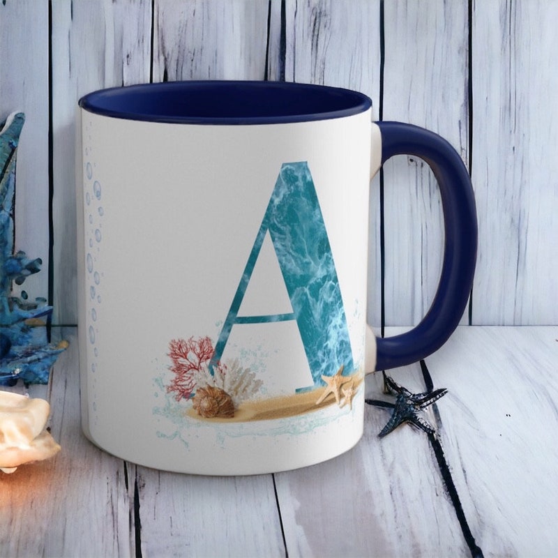 Initial Mugs - Etsy