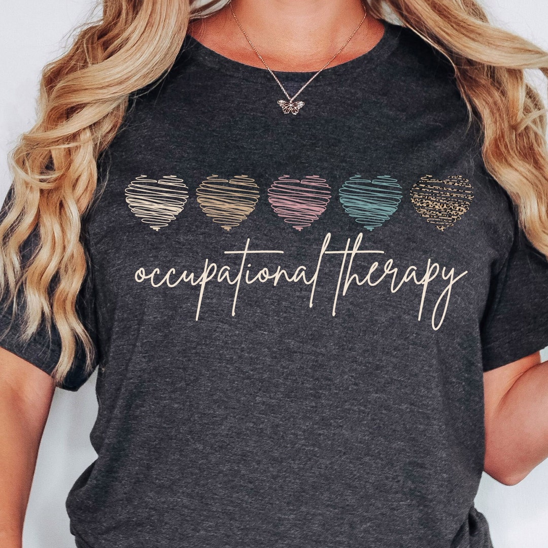 Occupational Therapy Valentine's Day Shirt, Heart Valentine's Day OT T ...