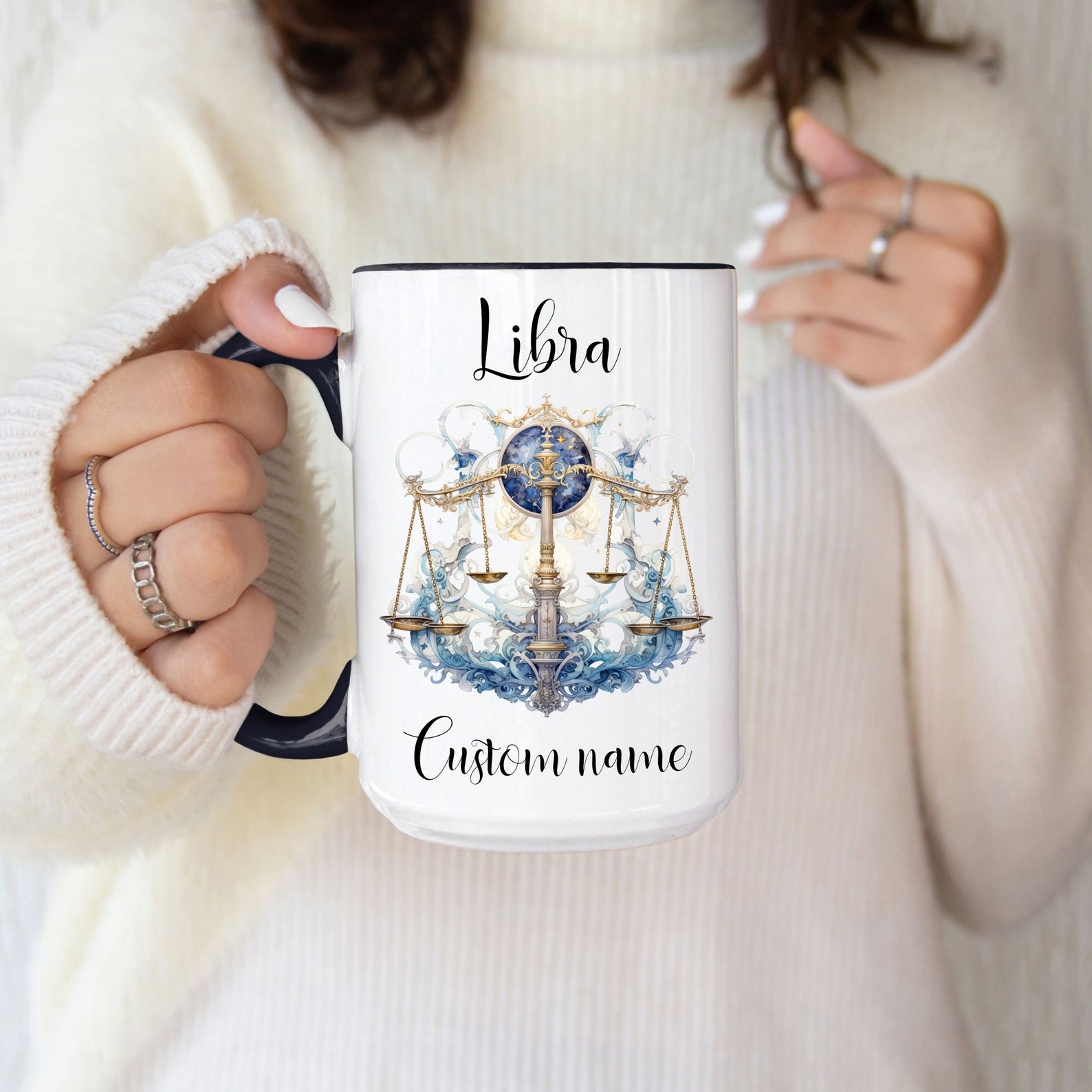 Personalized Astrology Zodiac Sign Mug, Custom Zodiac Birthday Mug ...