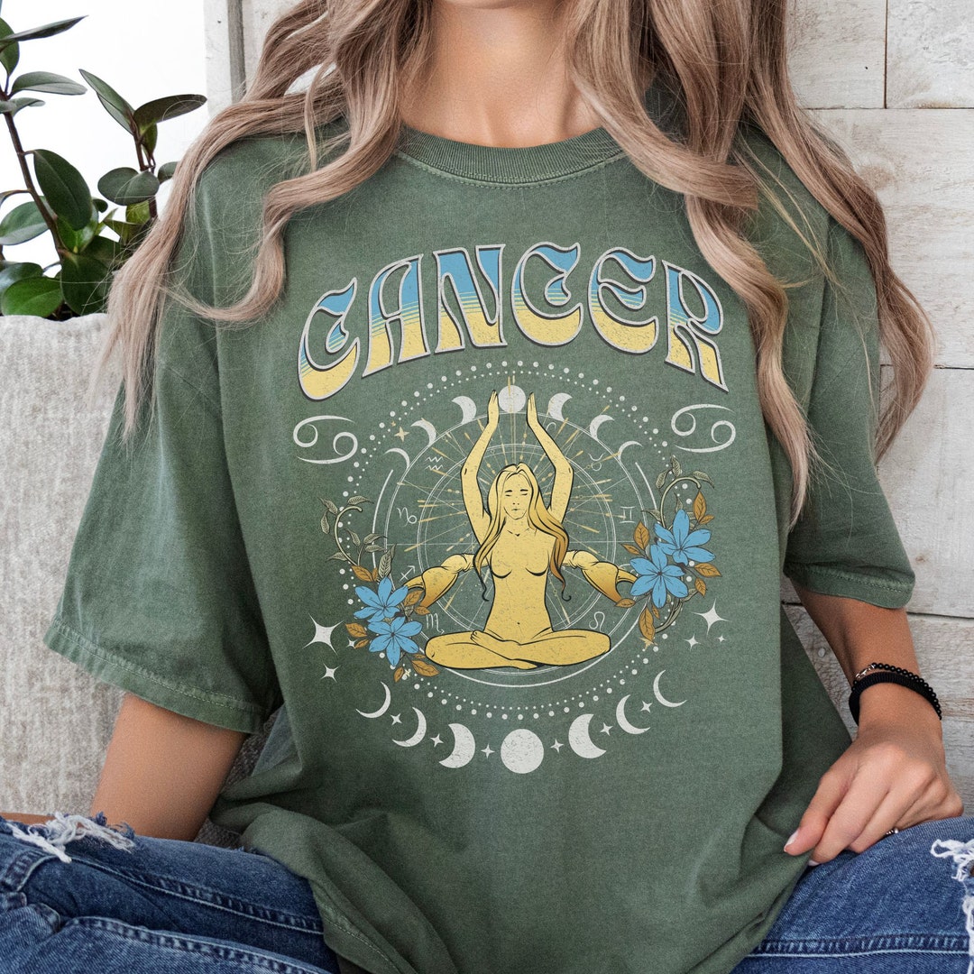 Comfort Colors* Cancer Zodiac Shirt, Cancer Birthday T-shirt, Cancer ...