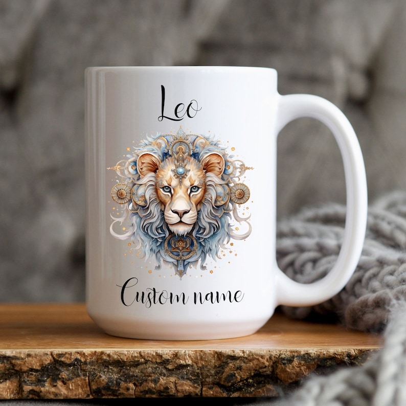 Personalized Astrology Zodiac Sign Mug, Custom Zodiac Birthday Mug ...