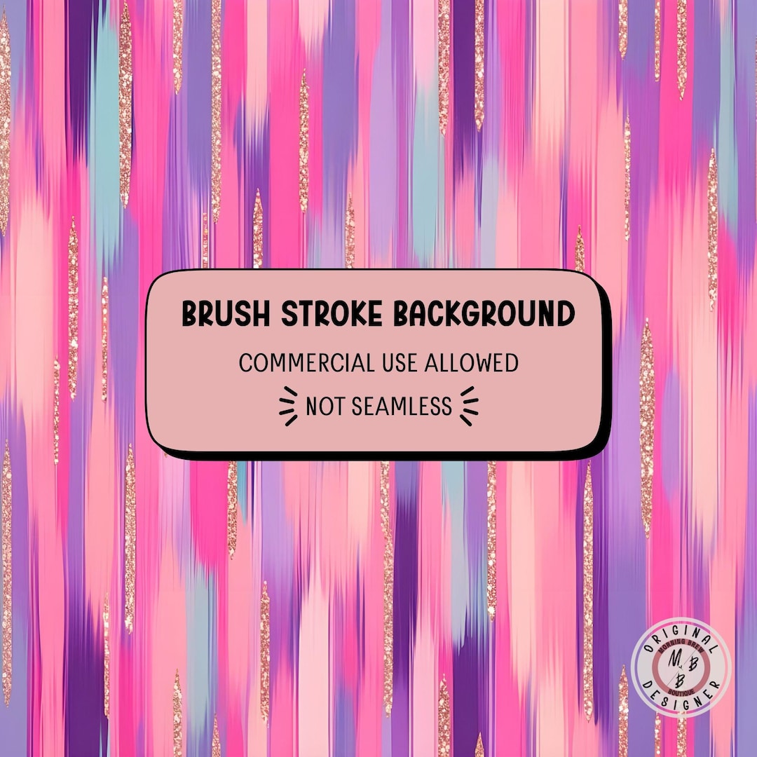 Hot Pink/baby Blue Colors Grunge Brush Stroke Background Trendy Pink ...