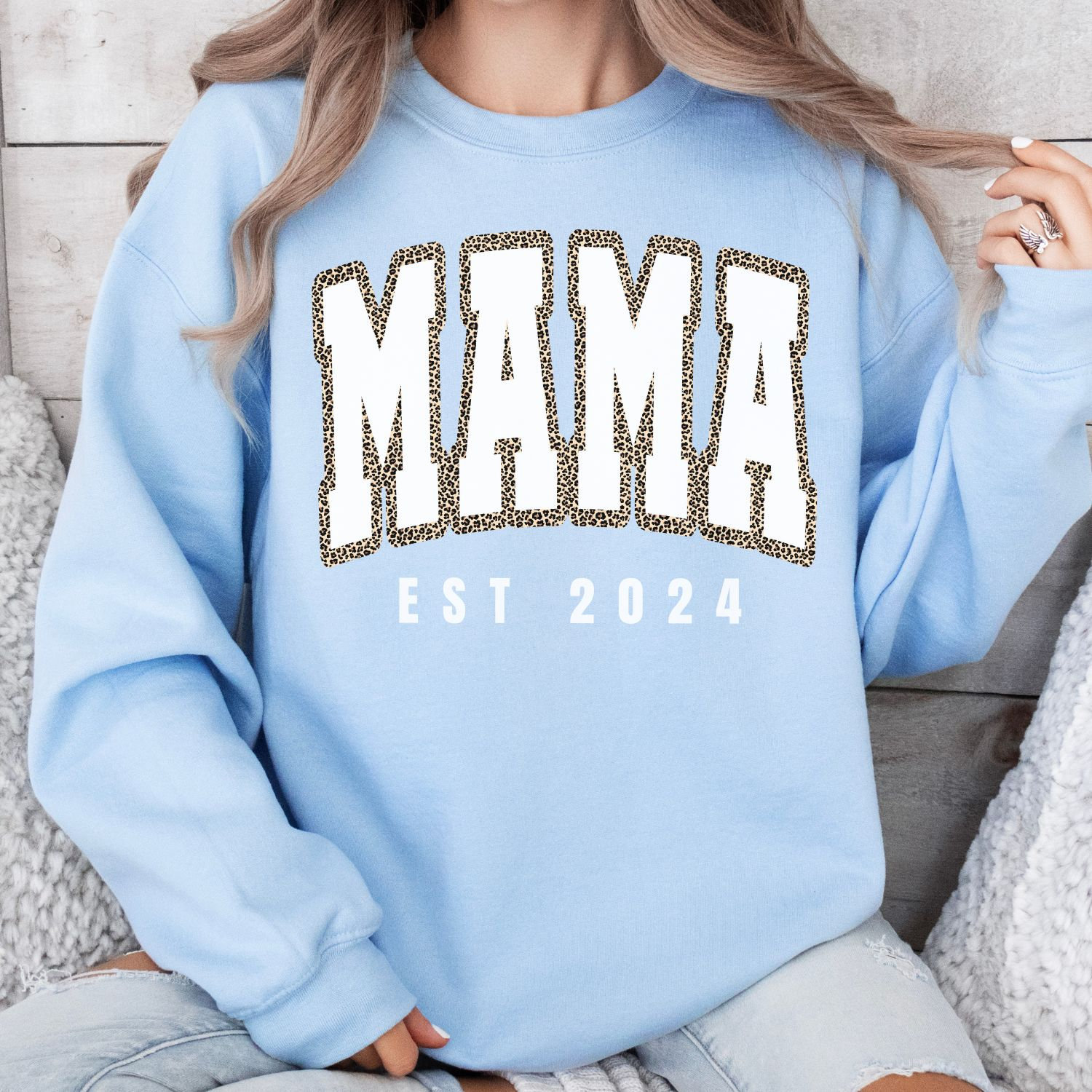 Personalized EST Mama Sweatshirt, Mothers Day, Gift for Future Mom, New ...