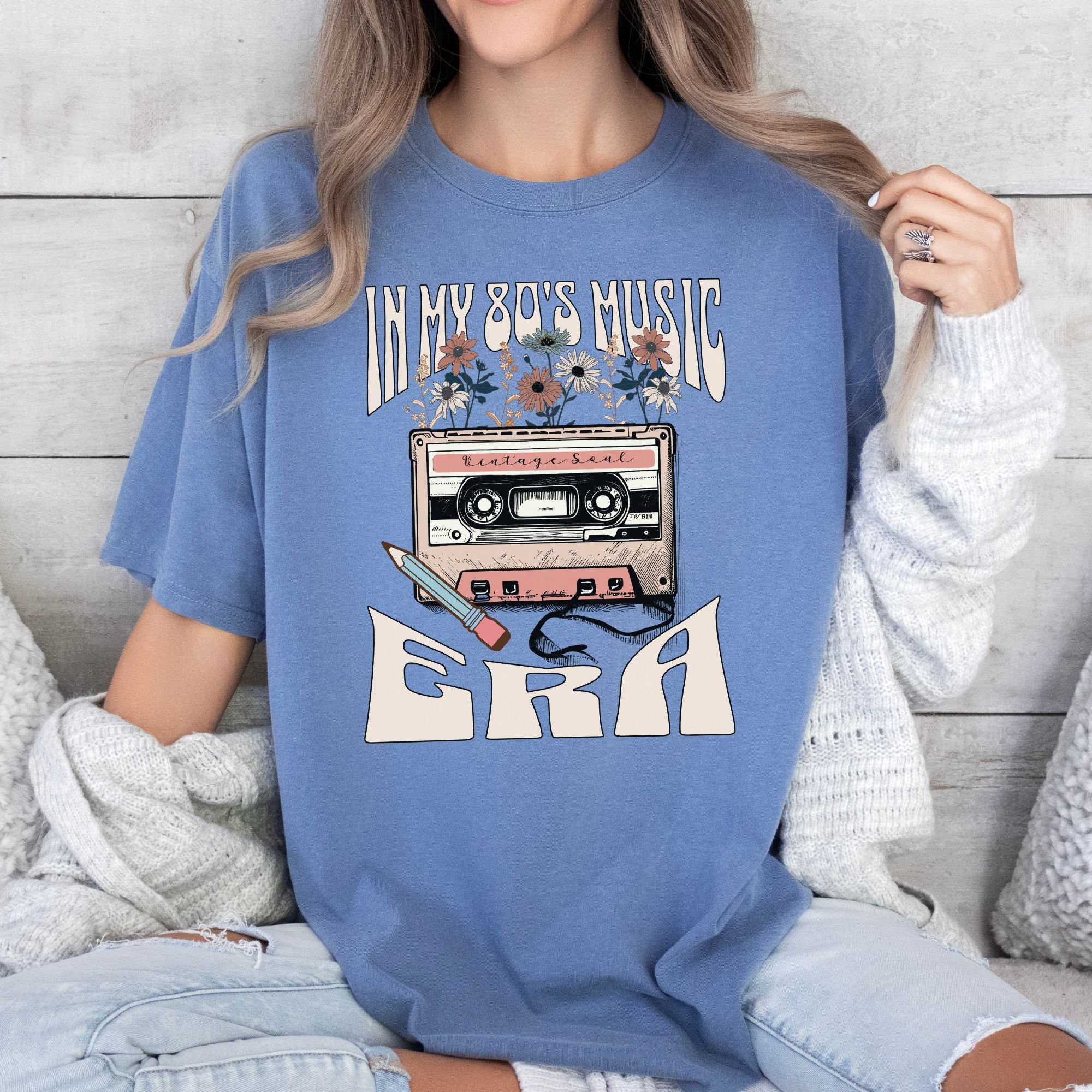 80's Retro Cassette Shirt, Gift for Music Lover, Vintage Music T-shirt ...