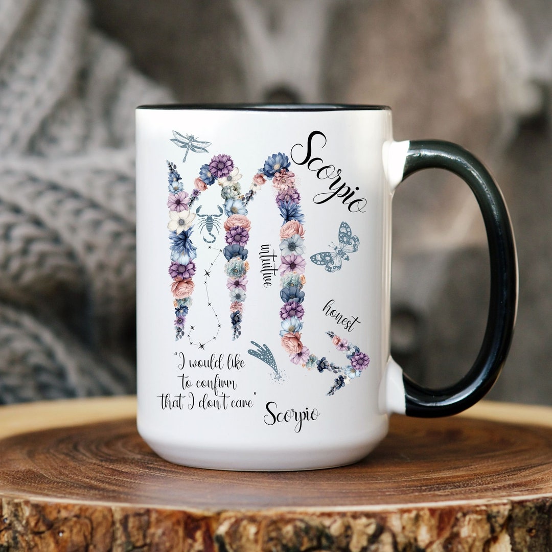 Scorpio Zodiac Mug, Sarcastic Scorpio Birthday Mug, Scorpio Gift ...
