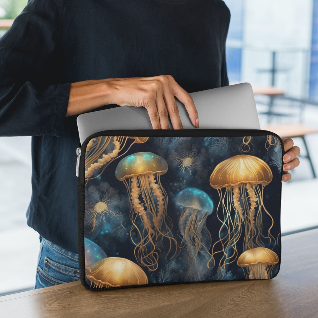 Under the Sea Jellyfish Laptop Sleeve, Fairy Core Laptop Sleeve, Magic ...