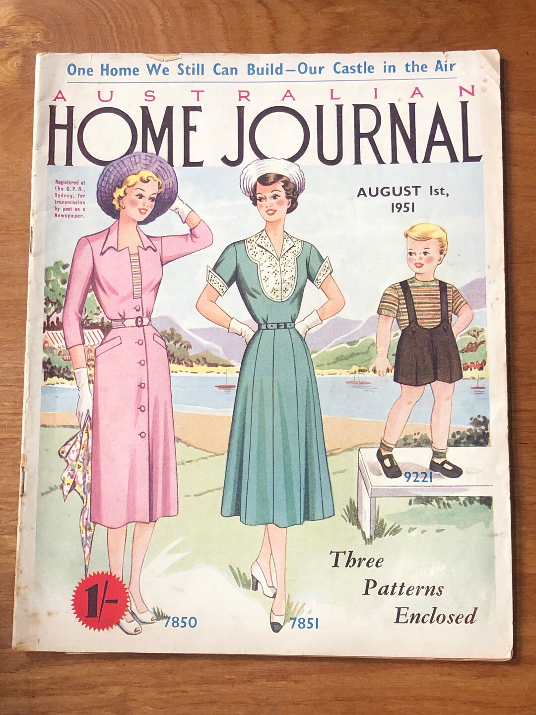 Australian Home Journal, 1951 August, Original Magazine - Etsy
