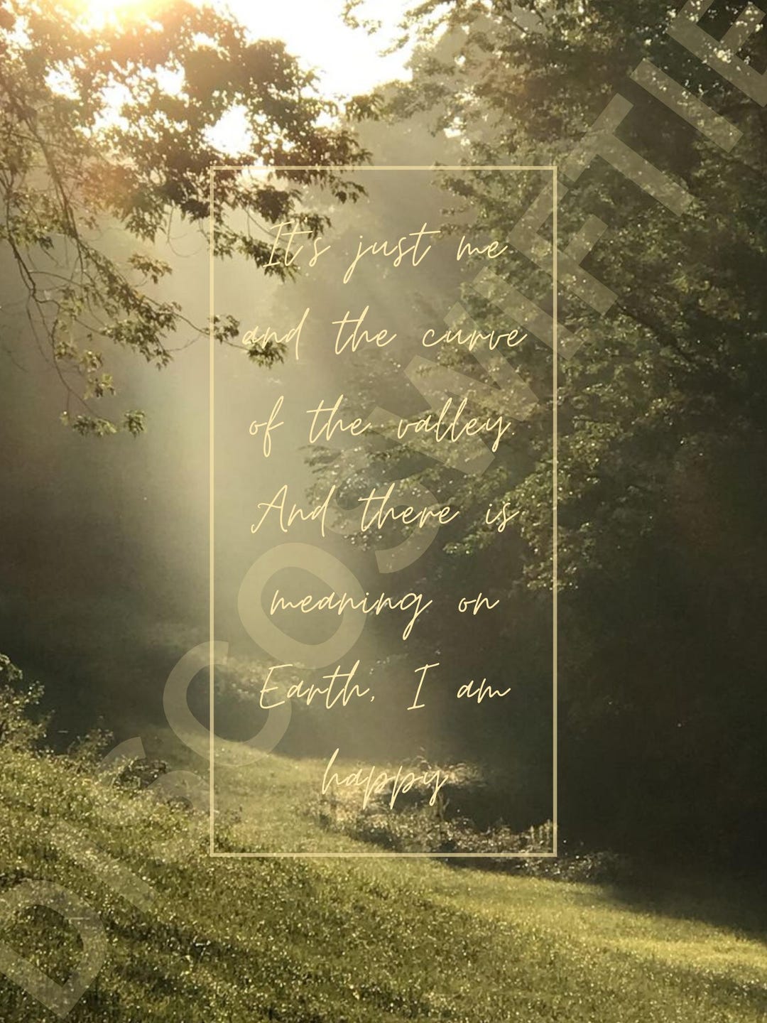 View Between Villages Poster - Etsy