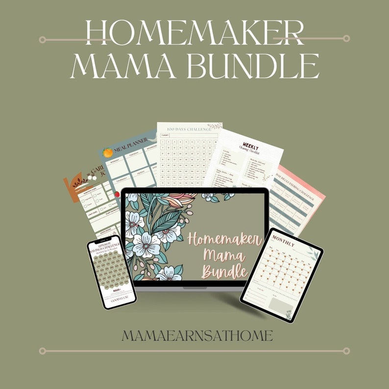 Homemaker Mama Bundle Printable Digital PDF A4 Letter - Etsy
