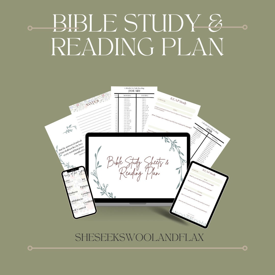 Bible Study Sheets | Bible Reading Plan | 2024 Bible Reading | REAP ...