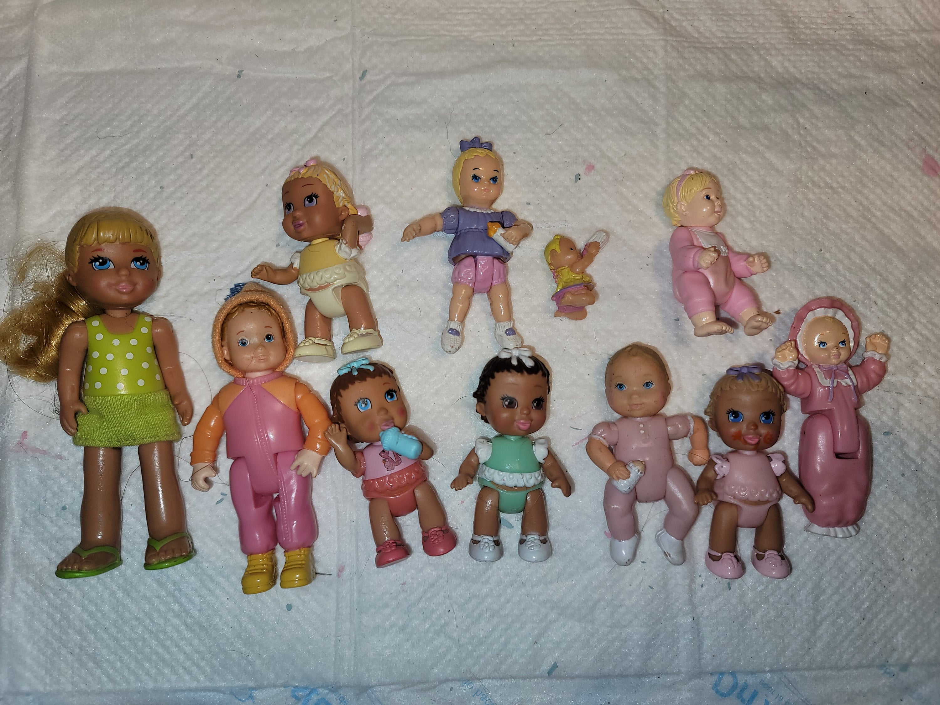 Fisher Price and Play Skool 90s Dollhouse Doll Baby Lot, Fisher Price ...