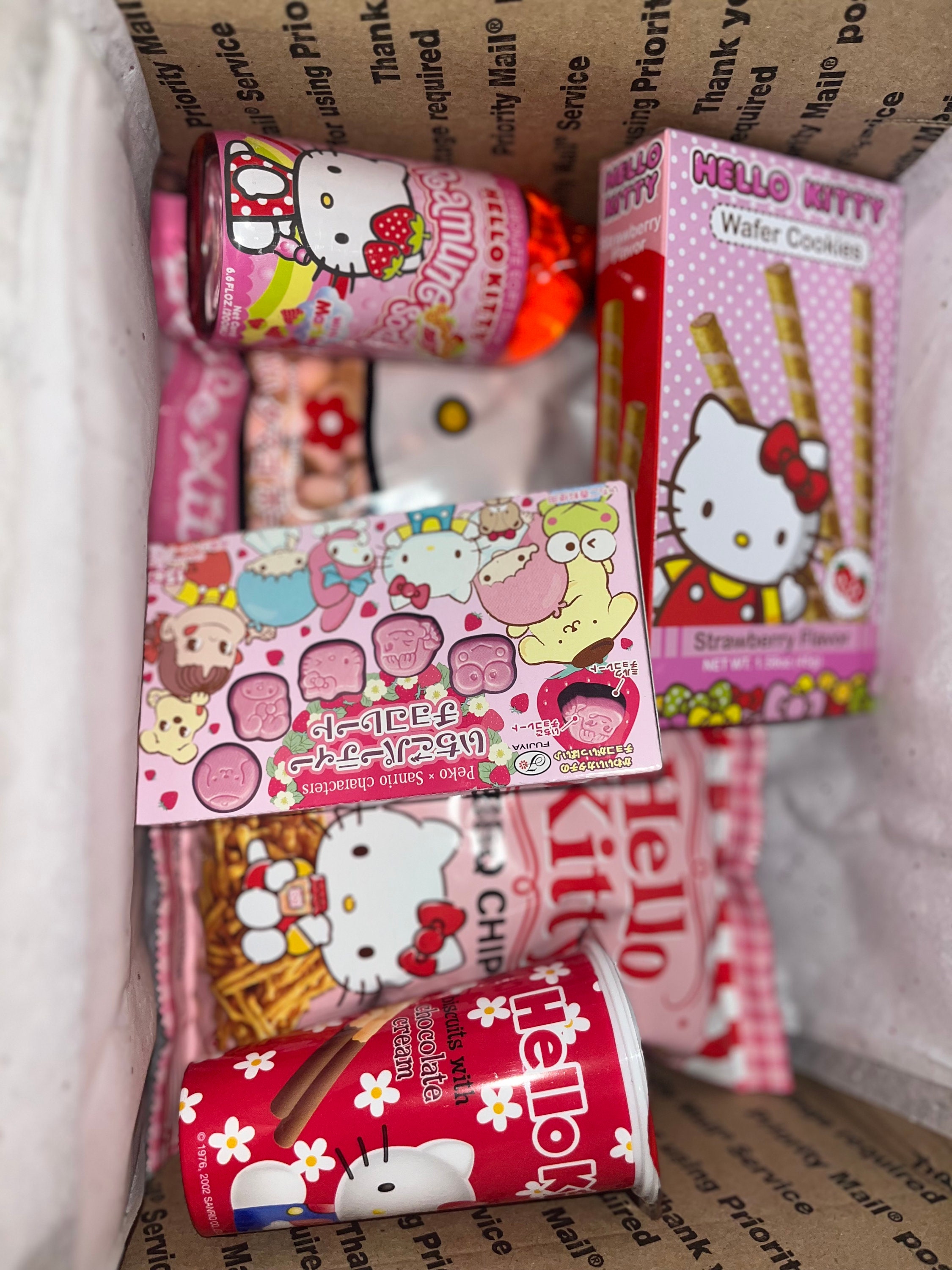 Hello Kitty Bundle Gift Set With Hello Kitty Ramune Soda - Etsy