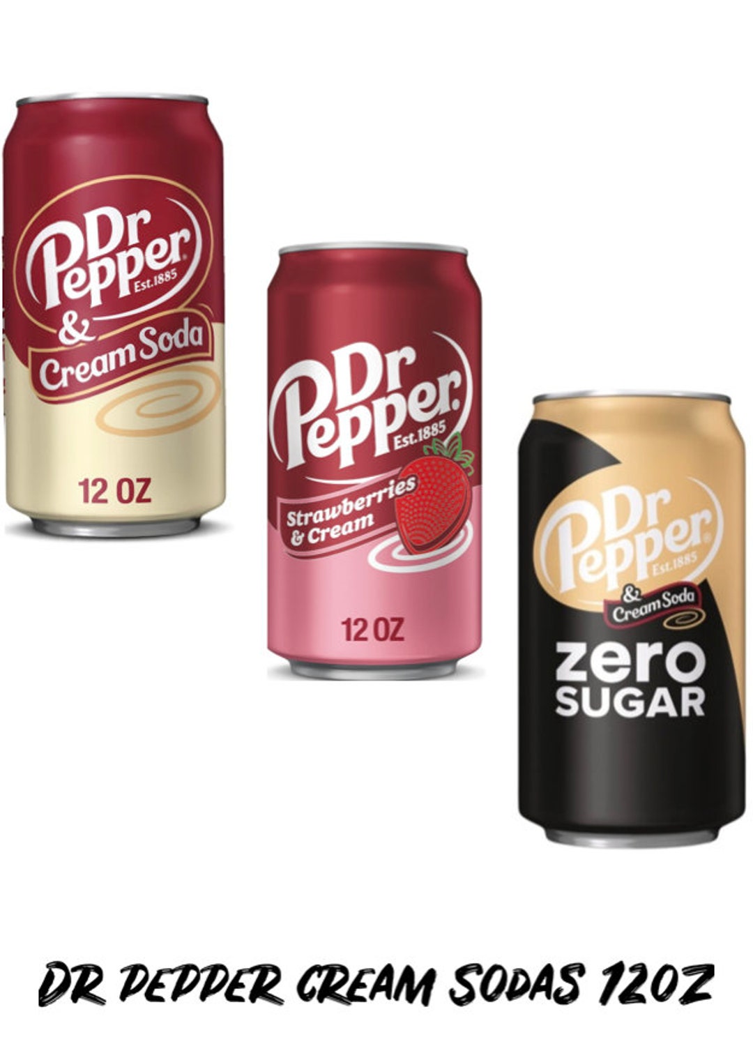 Dr Pepper Strawberries and Cream Sodas - Etsy