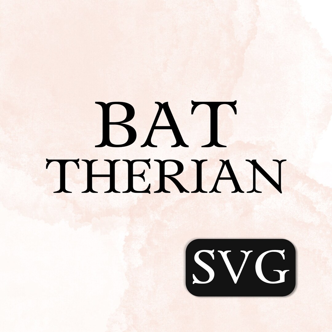 Bat Therian Svg, Bat Svg, Therian Svg, Bats Svg, Halloween Svg ...