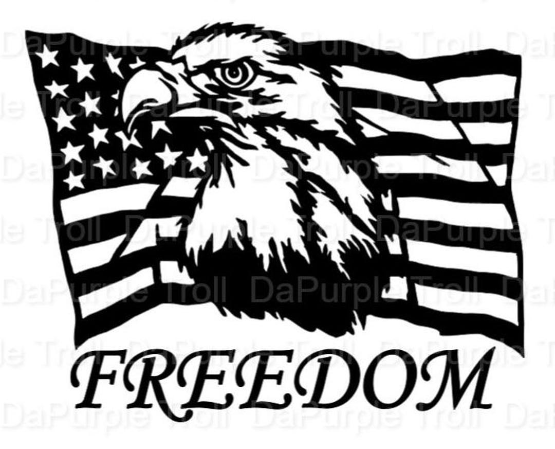 Freedom Flag With Eagle, Freedom, Bold Eagle With Flag, Eagle, American ...