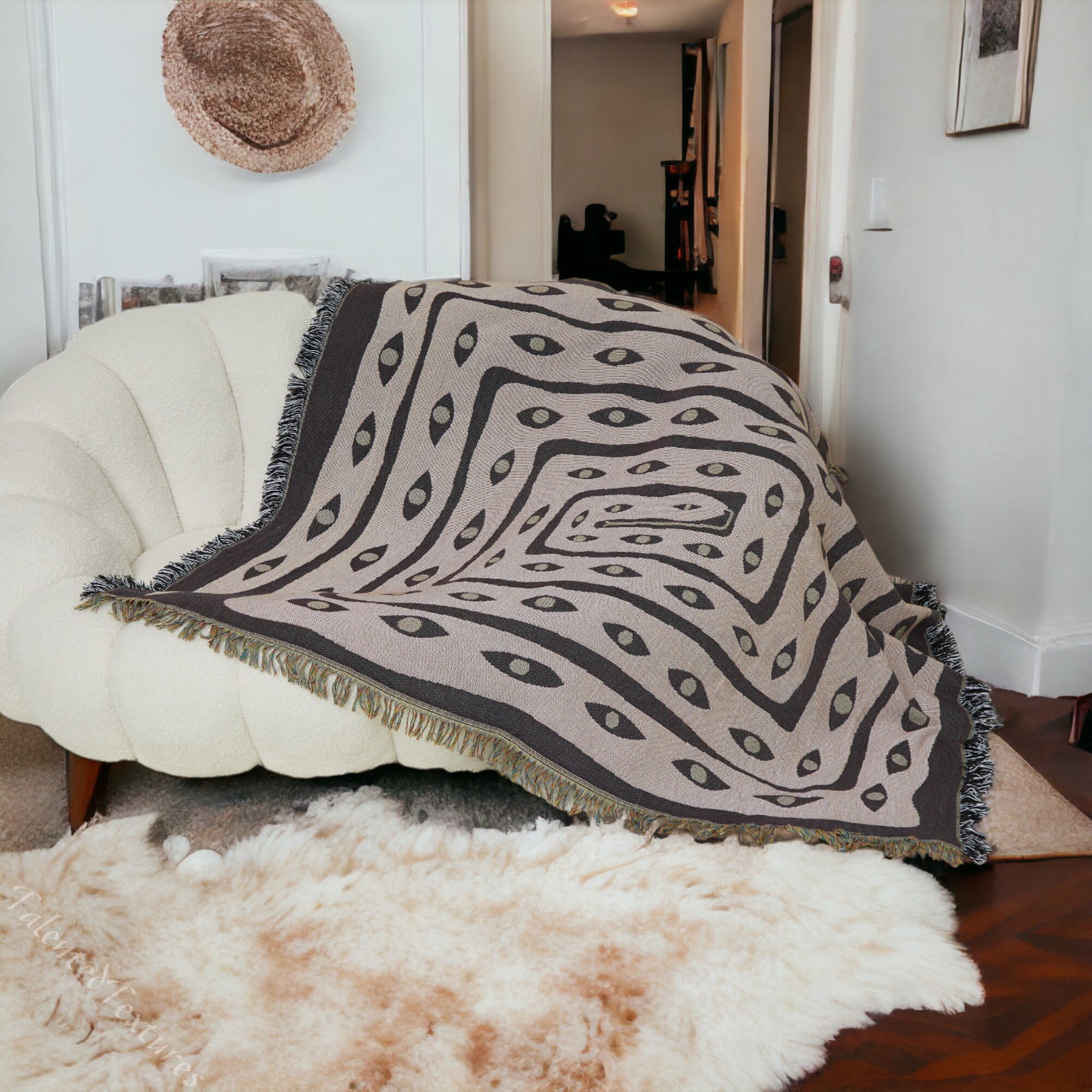 Snake Throw Blanket, Weighted Throw Blanket, Cotton Throw Blanket ...