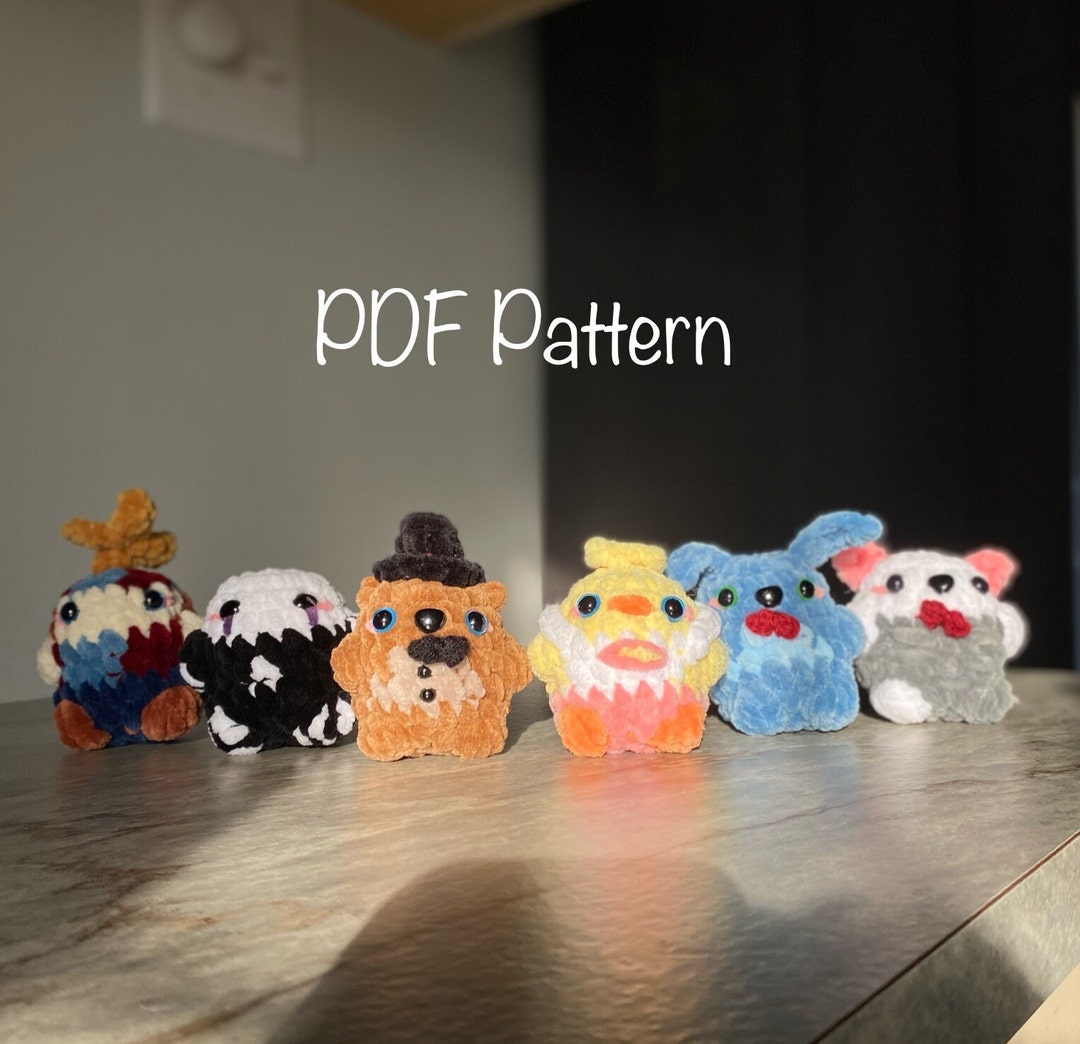 Crochet Mini FNAF 2 Buddies PDF Pattern Crochet Pattern - Etsy