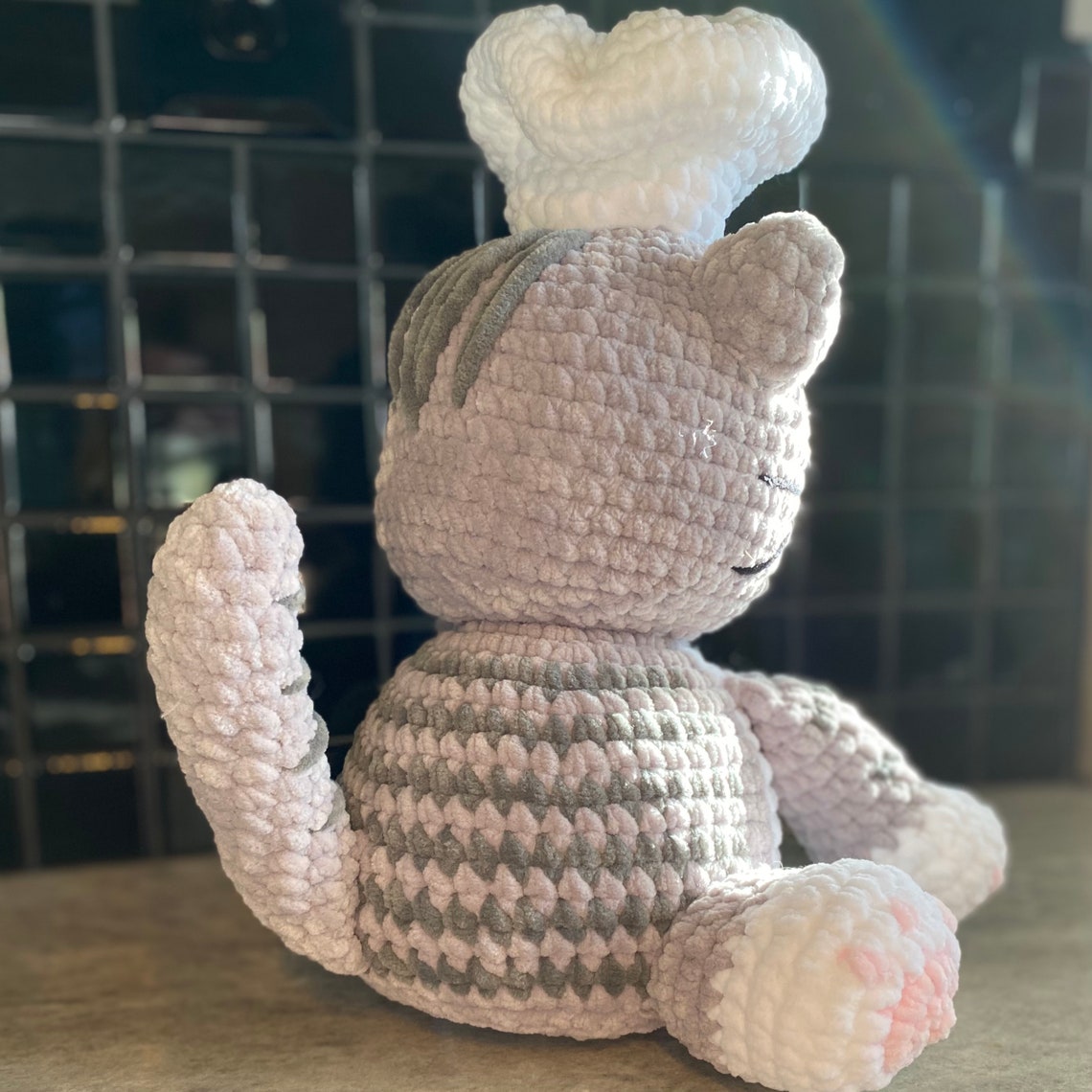 Chef Cat Crochet Pattern, Biscuit Crochet Pattern, PDF Crochet Pattern ...