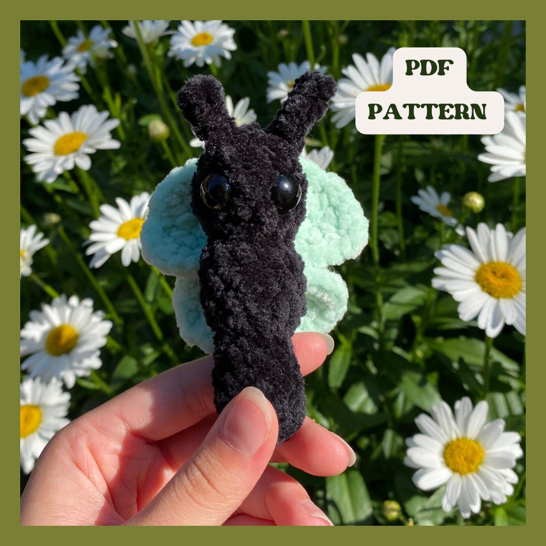 Low-sew Mini Butterfly Crochet Pattern, Butterfly Amigurumi Pattern ...
