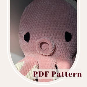 Giant Squid Crochet Pattern – Amigurumi Sea Creature PDF – DIY Ocean ...