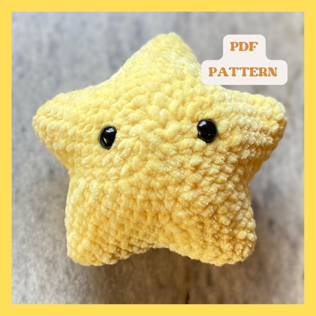 Crochet Star Pattern, Star Crochet Pattern, Amigurumi Pattern ...