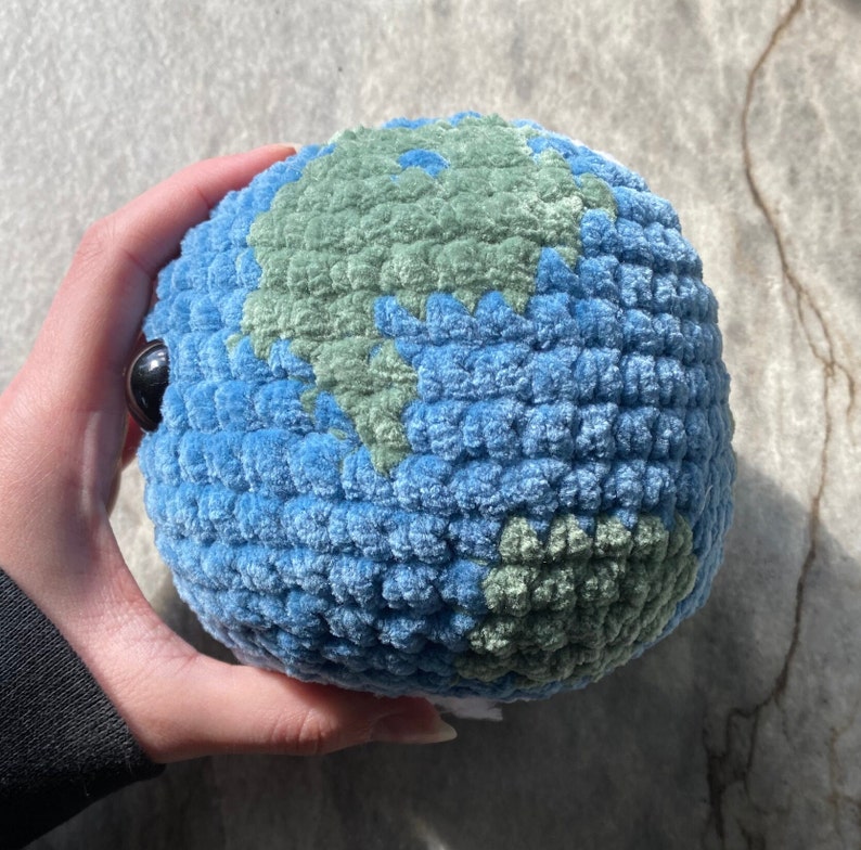 Earth Crochet Pattern, Earth Amigurumi Pattern, Space-themed Pattern ...