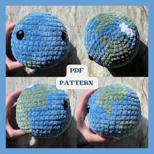Earth Crochet Pattern, Earth Amigurumi Pattern, Space-themed Pattern ...