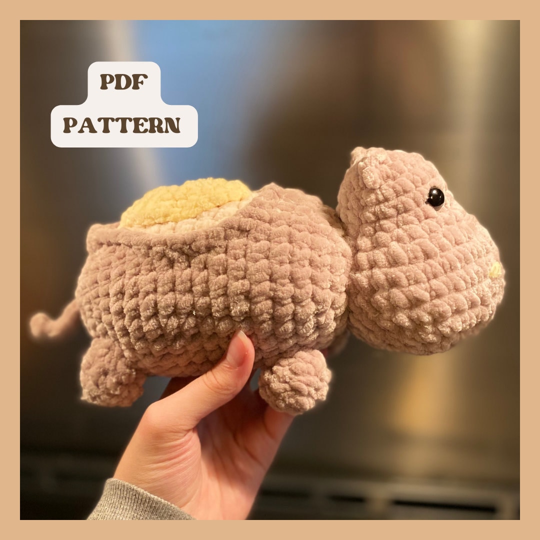 Baked Hippotato Crochet PDF Pattern, Amigurumi Pattern, Crochet Pattern ...