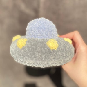 UFO Crochet Pattern, Alien Spaceship Crochet Pattern, Amigurumi UFO ...