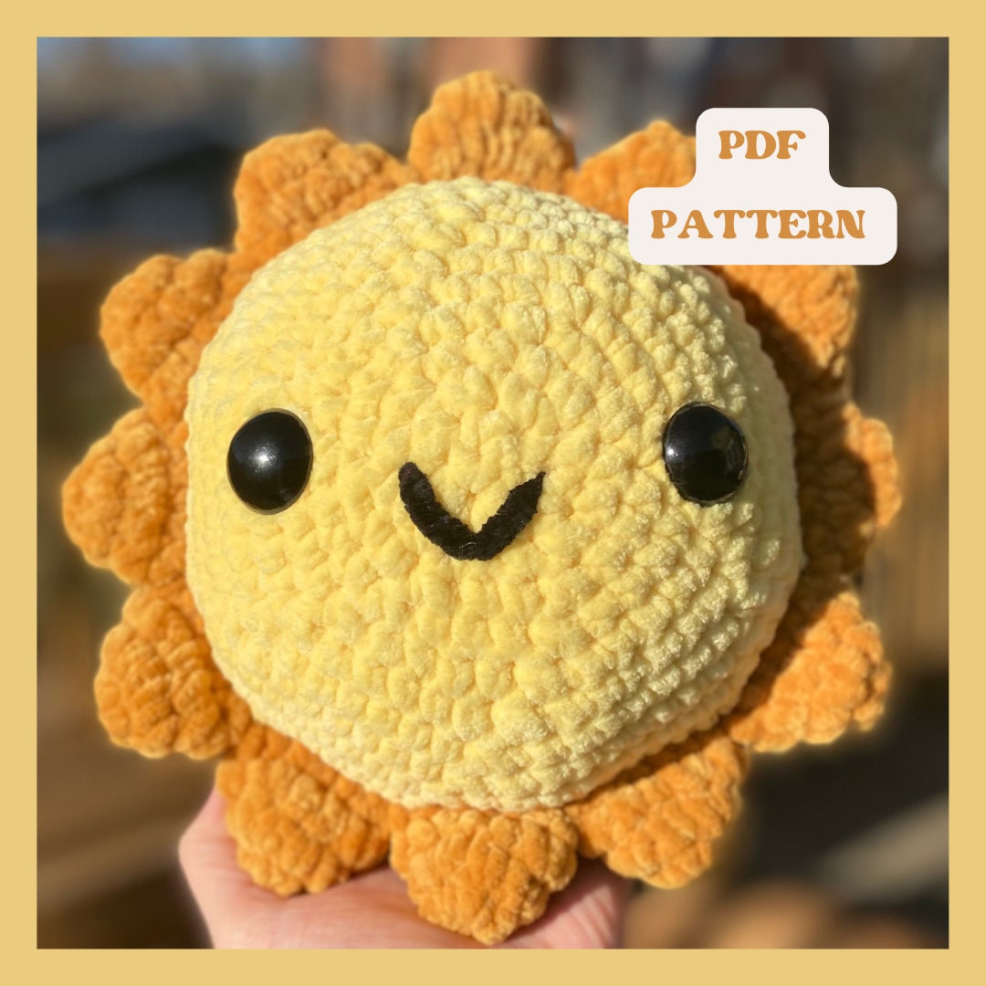 Sun Crochet Pattern, Crochet Sun Pattern, PDF Pattern, Amigurumi ...