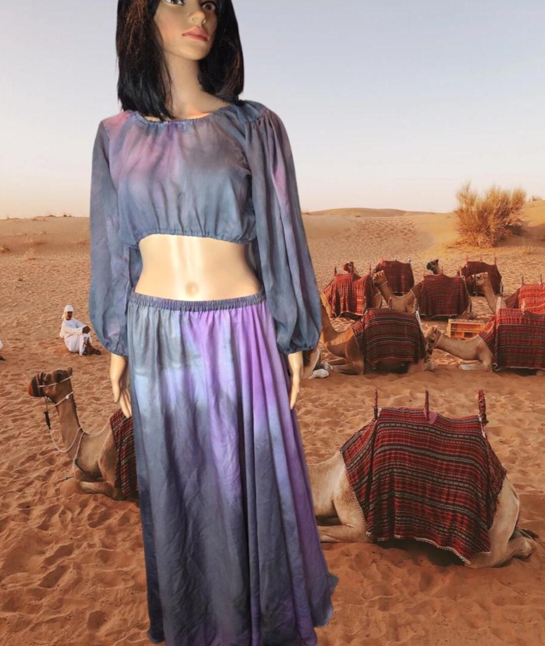 Vintage Belly Dancing Outfit - Etsy