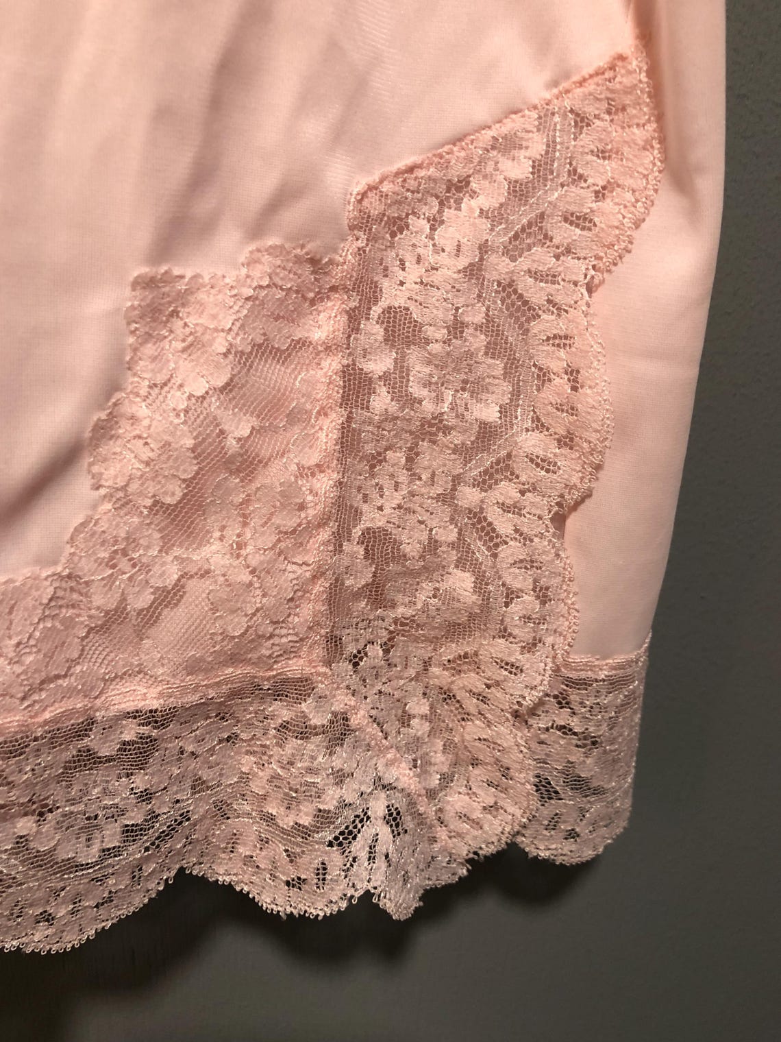 Vintage, Vassarette, Light Pink, Lace Trim, Side Slit, Half Slip - Etsy