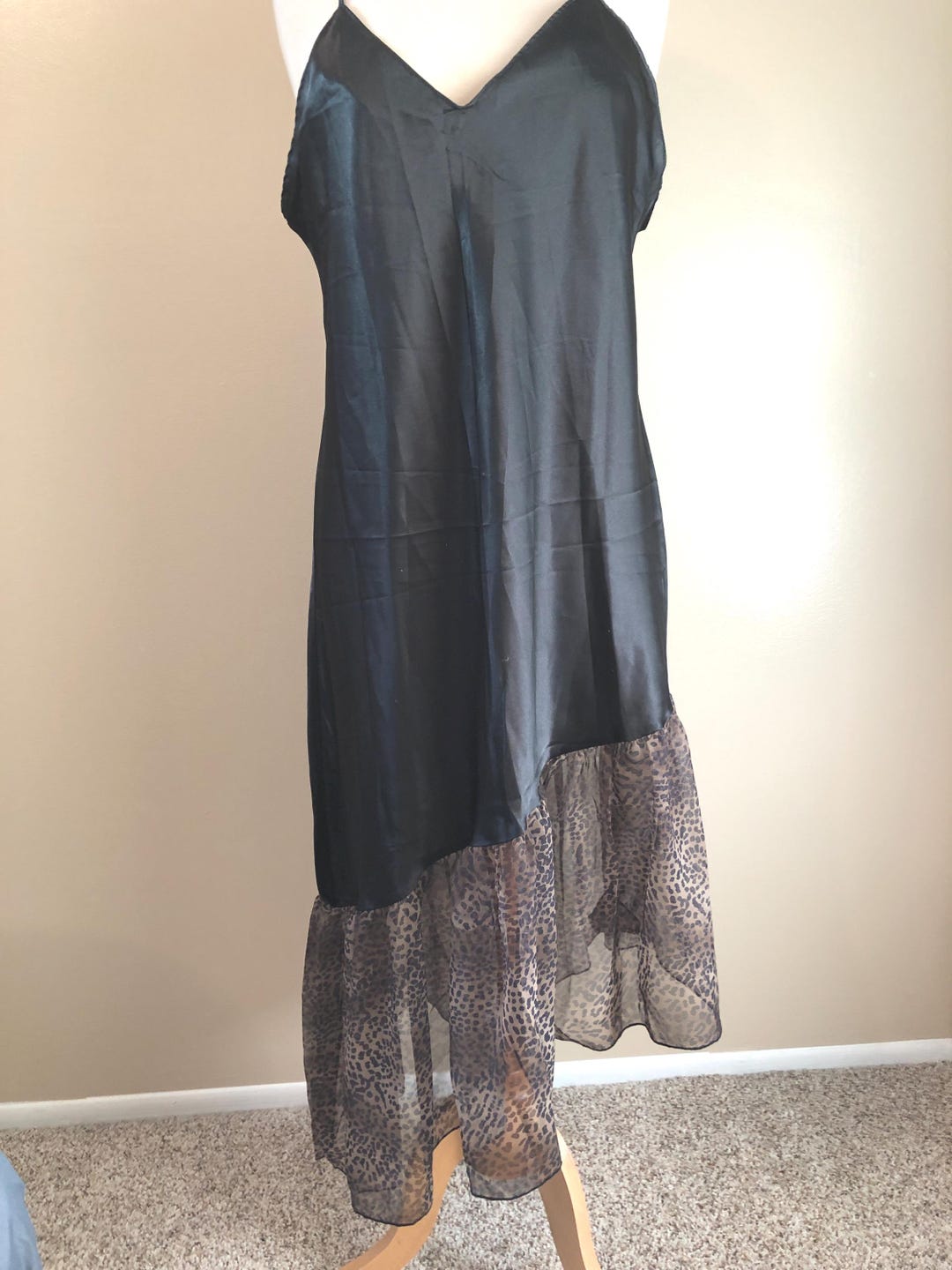 Vintage, Henson Kickernick, Polyester, Made in USA, High Low, Black ...