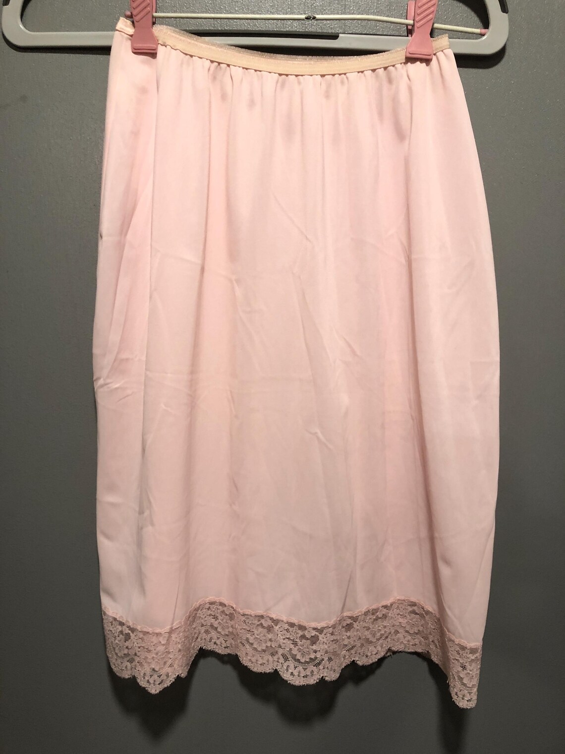 Vintage, Vassarette, Light Pink, Lace Trim, Side Slit, Half Slip - Etsy