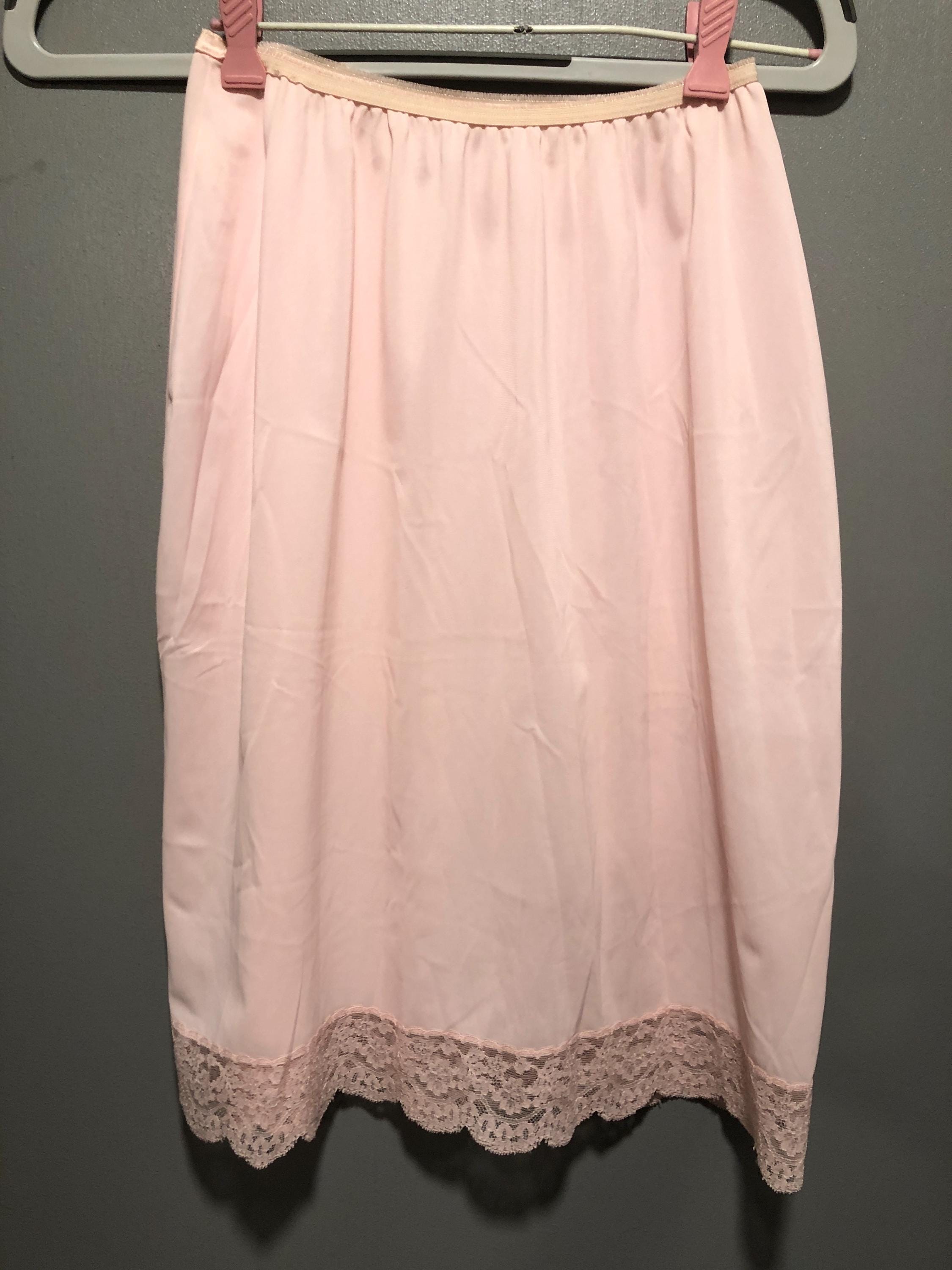 Vintage, Vassarette, Light Pink, Lace Trim, Side Slit, Half Slip - Etsy