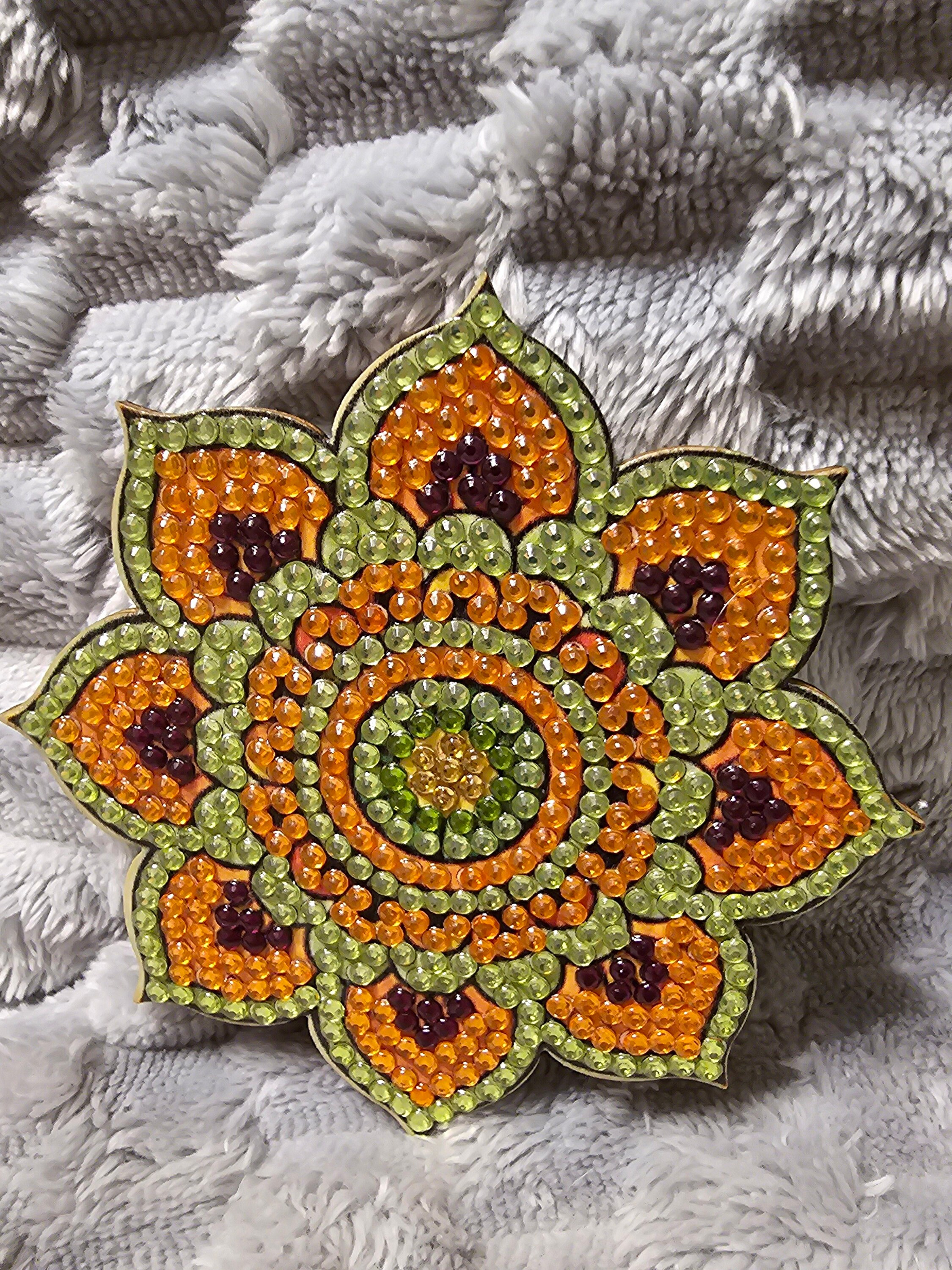 Diamond Art Coasters Mandalas. Beautiful, Colorful Coasters to ...