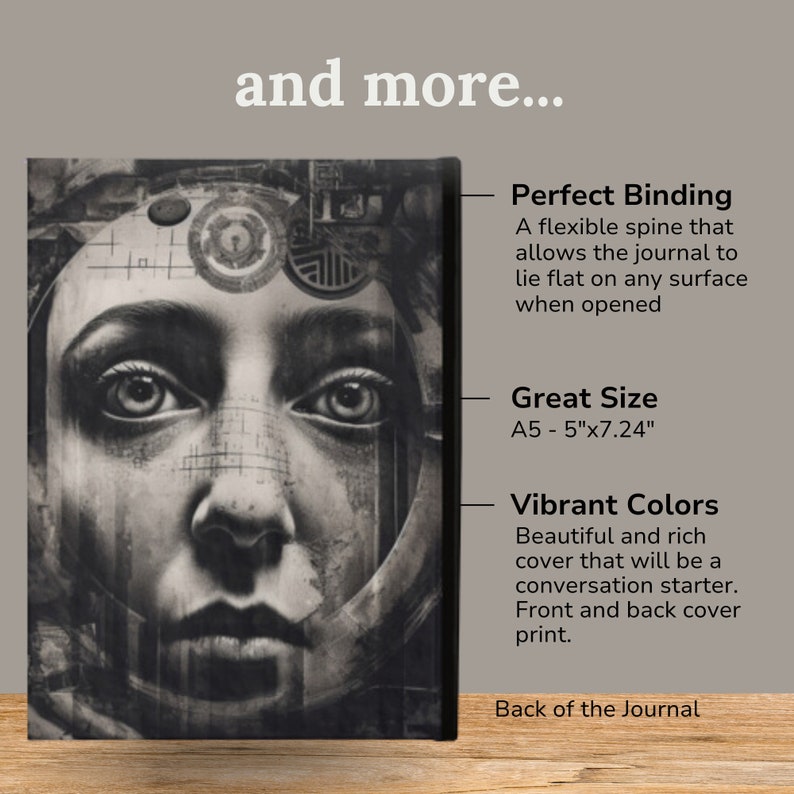 Goth Notebook, Goth Journal, Goth Stationary, Goth Spiral Notebook ...