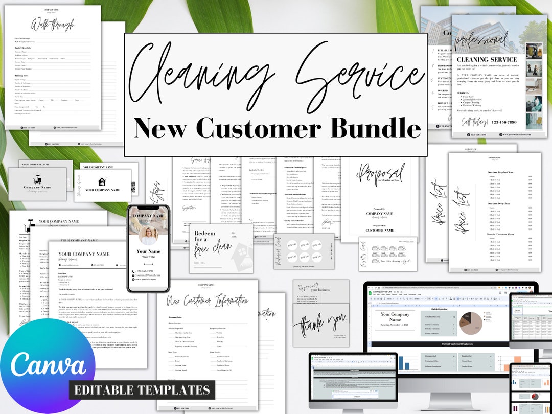 CLEANING BUSINESS TEMPLATES New Client Proposal Cleaning Business ...