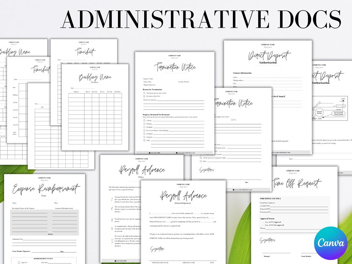 HUMAN RESOURCES TEMPLATES Cleaning Service Employee Handbook Template ...