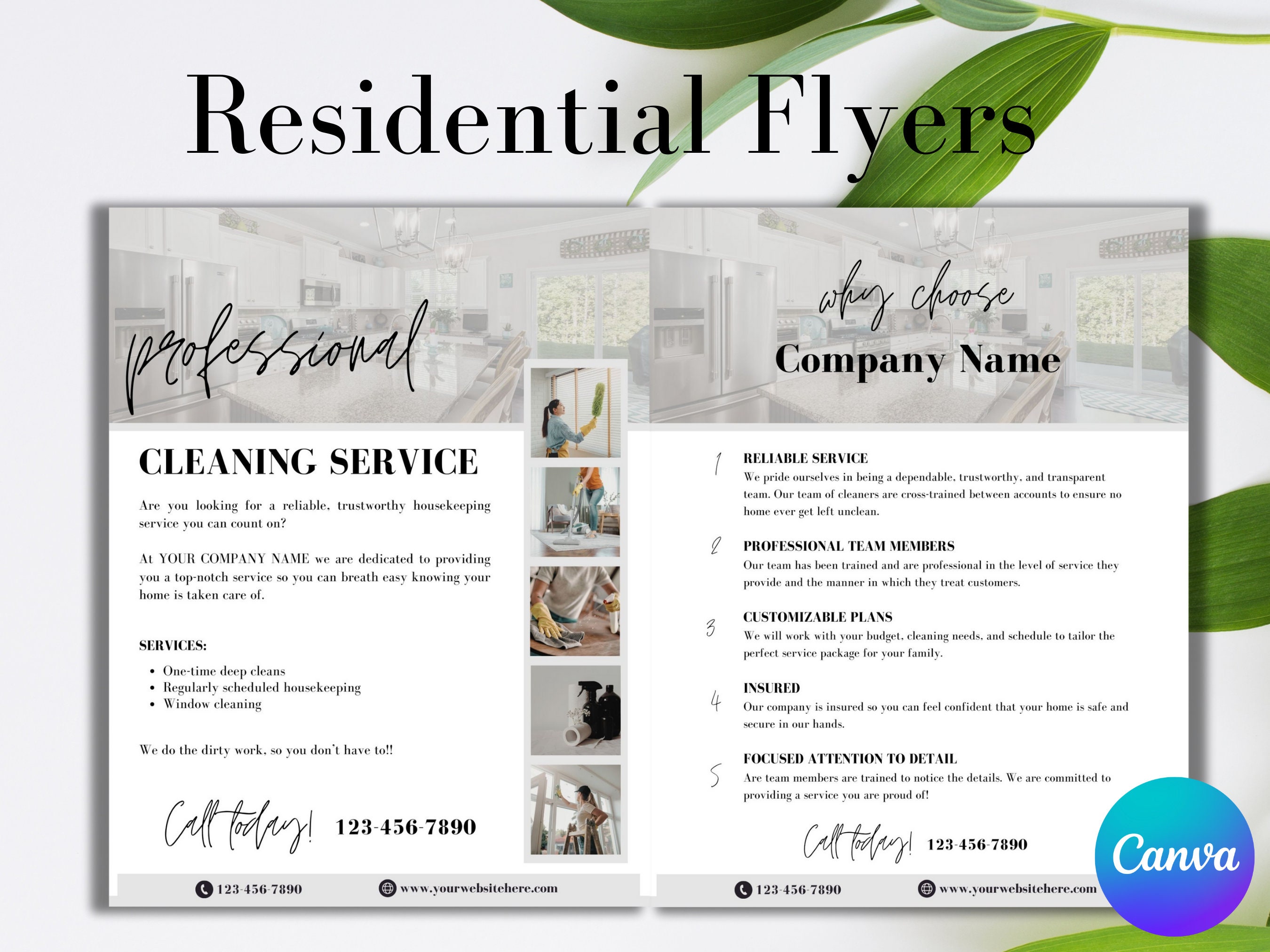 CLEANING SERVICE FLYER Janitorial Flyers Cleaning Business Templates ...