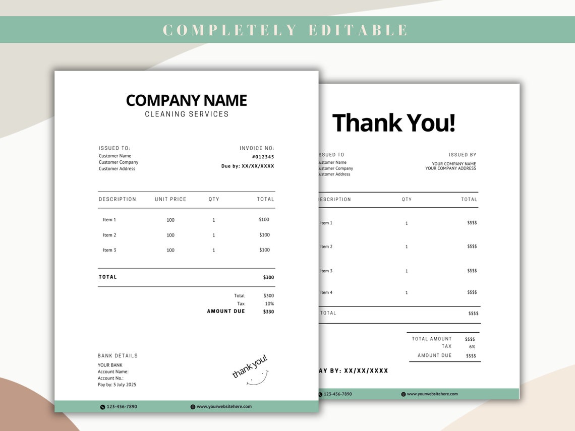 CLEANING CONTRACT BUNDLE New Client Proposal Template Canva Commercial ...